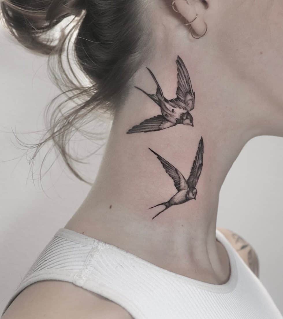 40 Awesome Neck Tattoo Ideas for Men & Women in 2024
