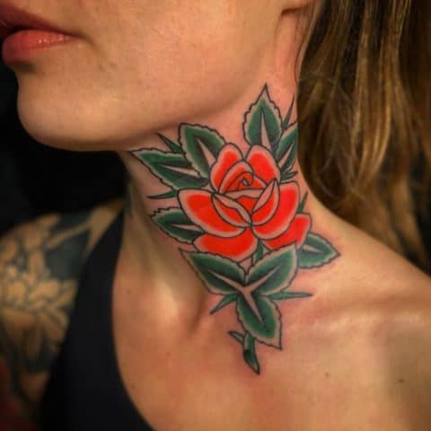 40 Awesome Neck Tattoo Ideas for Men & Women in 2023