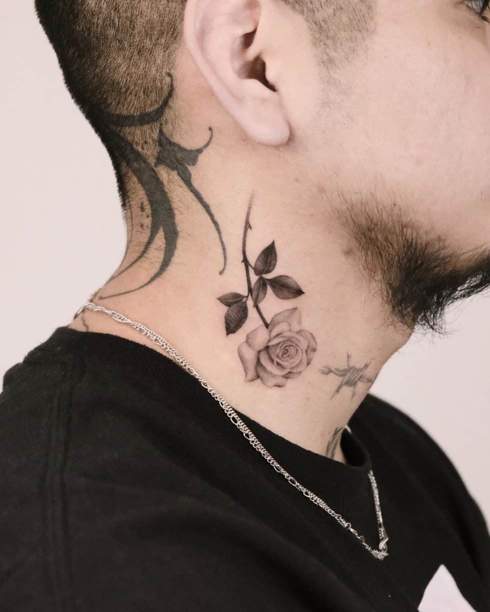 40 Awesome Neck Tattoo Ideas for Men & Women in 2024