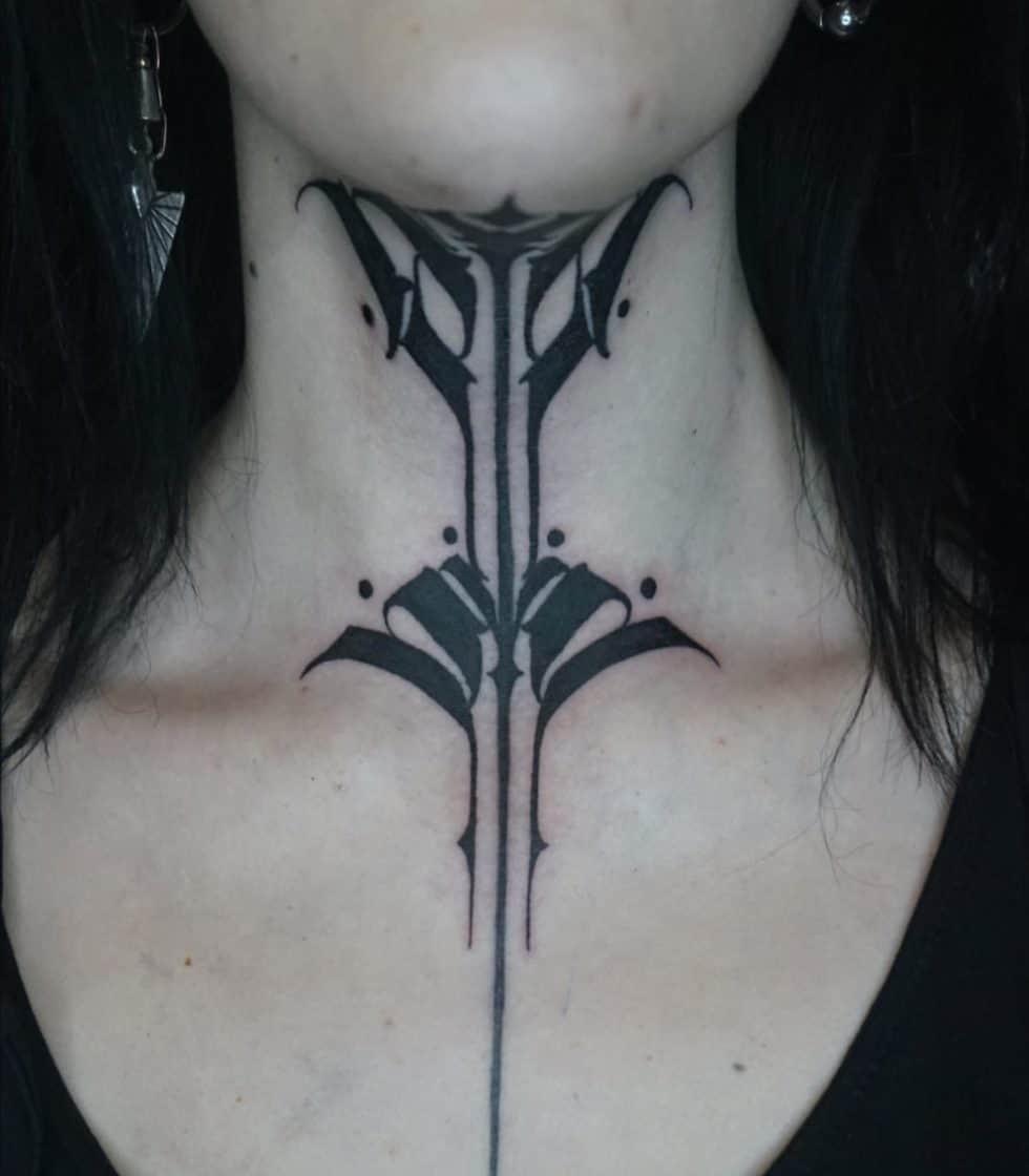 40 Awesome Neck Tattoo Ideas for Men & Women in 2024