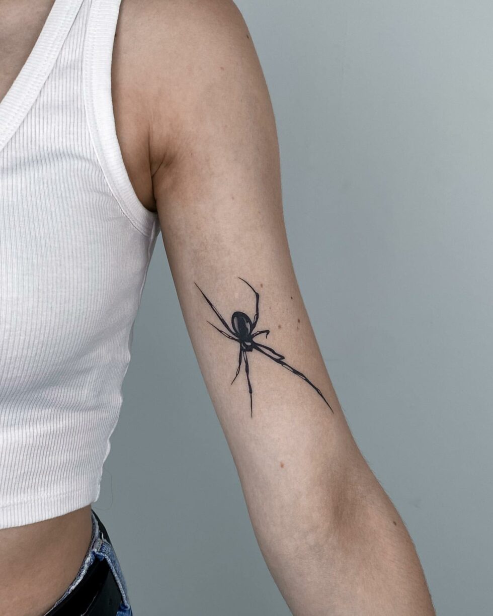 30 Dark & Scary Spider Tattoo Ideas for Men & Women in 2023
