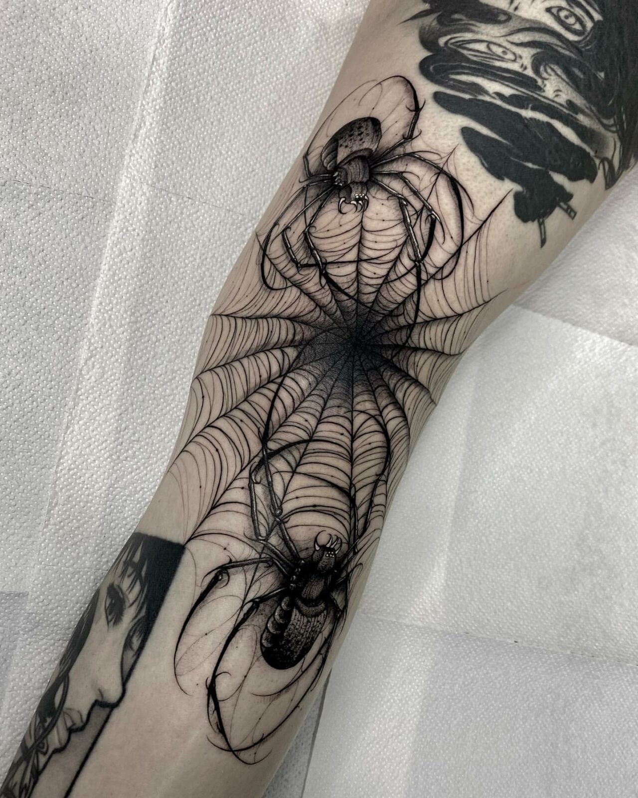 30 Dark & Scary Spider Tattoo Ideas for Men & Women in 2023