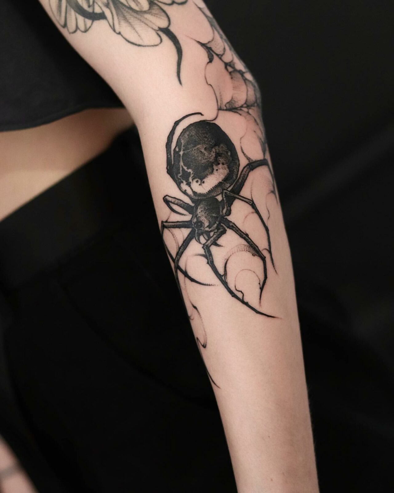 30 Dark & Scary Spider Tattoo Ideas for Men & Women in 2023
