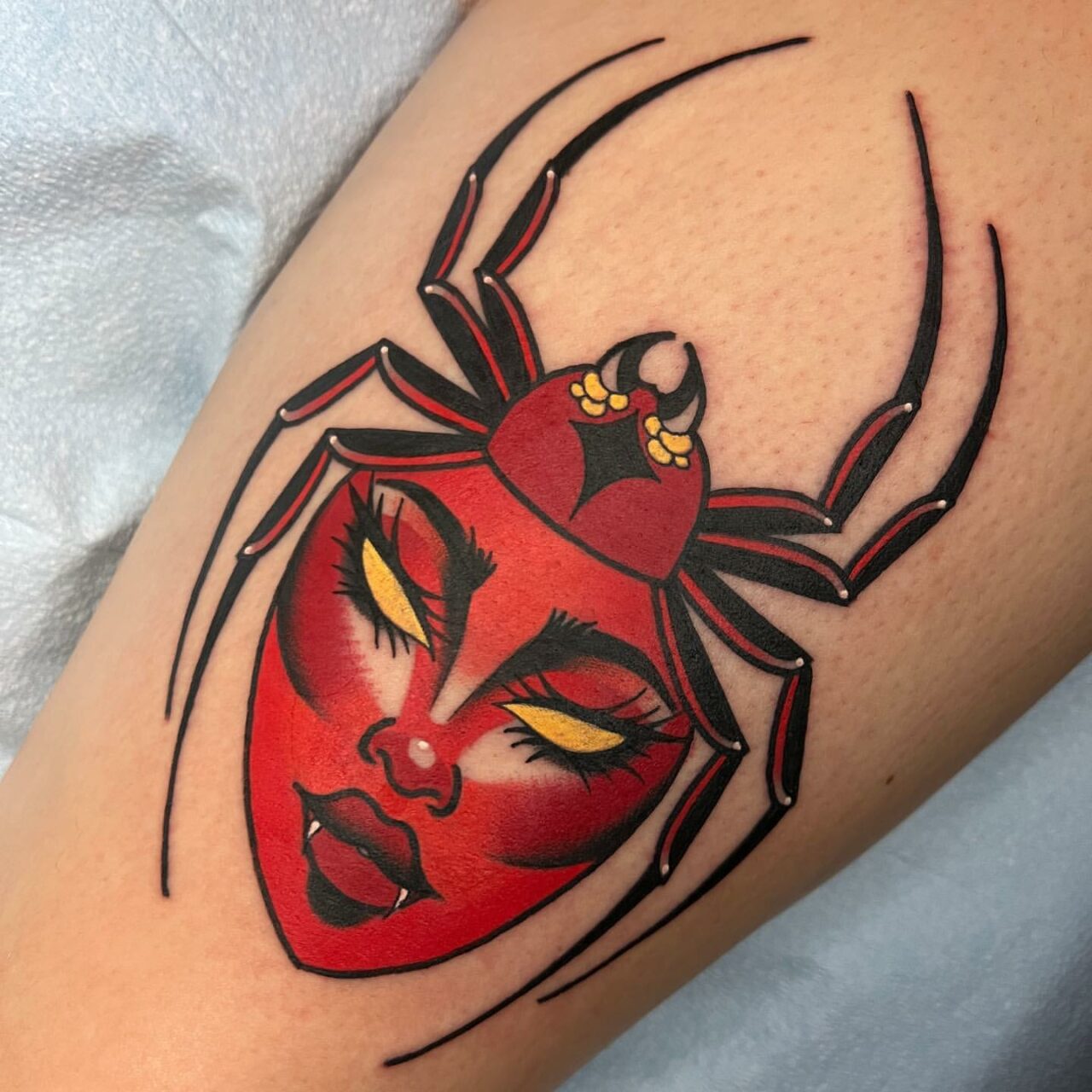 30 Dark & Scary Spider Tattoo Ideas for Men & Women in 2023