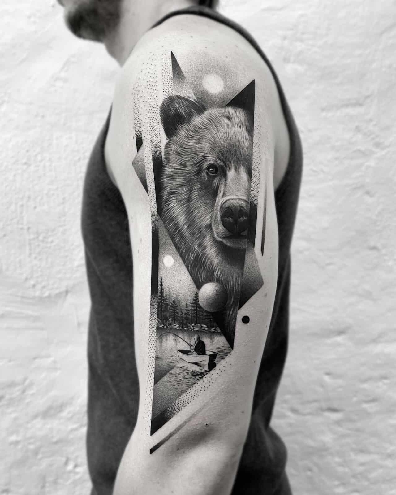 34 Bear Tattoo Ideas for Men & Women in 2024