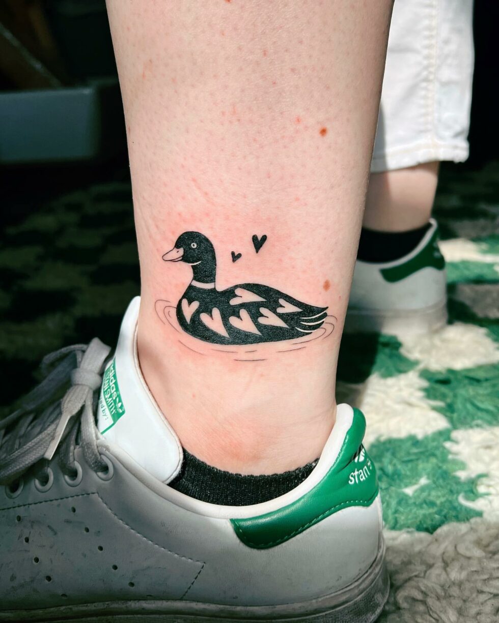 30 Delightful Duck Tattoo Ideas for Men & Women in 2024