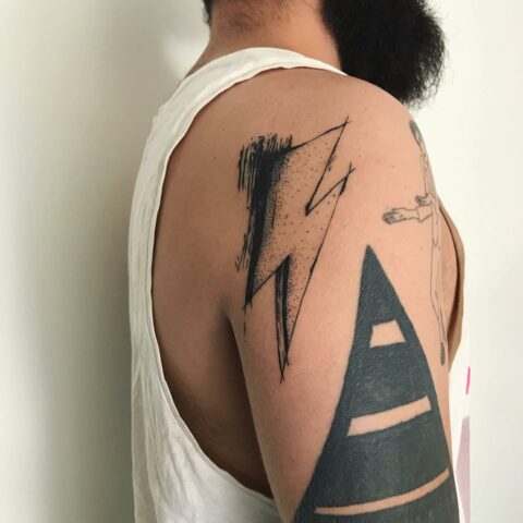 24 Striking Lightning Tattoo Ideas for Men & Women in 2023