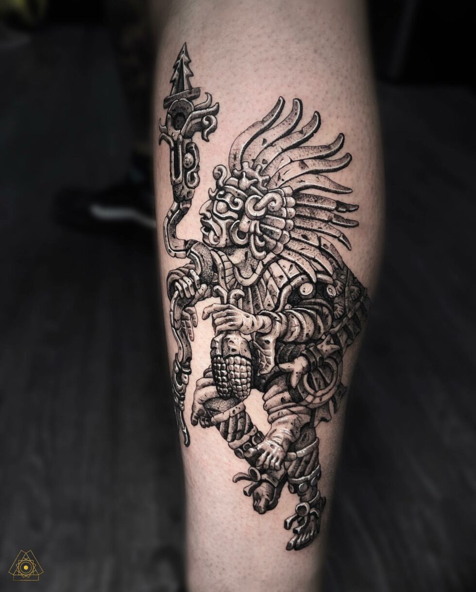 33 Striking Aztec Tattoo Ideas for Men & Women in 2024